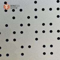 China Multiple Color Options Aluminum Perforated Acoustic Panel For Ceiling And Wall for sale