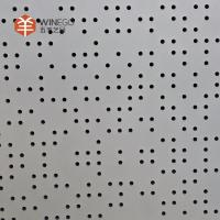 China Eco-Friendly And High NRC Aluminum Perforated Acoustic Panel For Rooms for sale