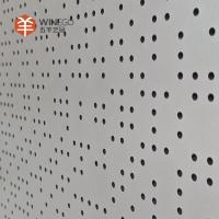 China Eco-Friendly And High NRC Aluminum Perforated Acoustic Panel For Rooms for sale