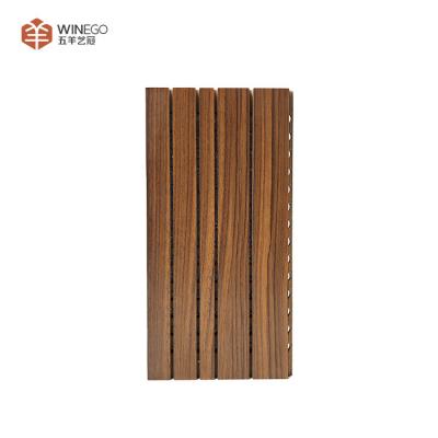 China Enhance Theater Acoustics with Grooved Acoustic Panel for Better Sound Clarity for sale