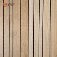 China Enhance Theater Acoustics with Grooved Acoustic Panel for Better Sound Clarity for sale