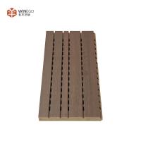 China Versatile Colors And Sustainable Grooved Acoustic Panel For Educational Spaces for sale
