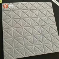 China Aesthetics V-Grooved Polyester Acoustic Panel For Cinema Wall for sale