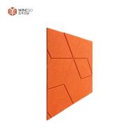 China Aesthetics V-Grooved Polyester Acoustic Panel For Cinema Wall for sale