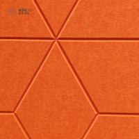 China Aesthetics V-Grooved Polyester Acoustic Panel For Cinema Wall for sale