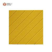 China Vibrant Color Options V-Grooved Polyester Acoustic Panel For Conference Halls for sale