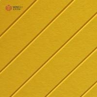 China Vibrant Color Options V-Grooved Polyester Acoustic Panel For Conference Halls for sale