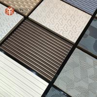 China Decorative Embossed Veneer Panels for Interior Wall Cladding 2400mm for sale