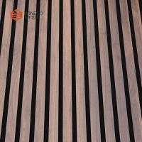 China Functional and Stylish Wood Slat Acoustic Panels for Sound Optimization for sale