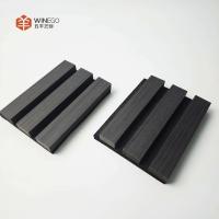China Black Acoustic Wood Slat Panels for Stylish Sound Control in Any Environment for sale