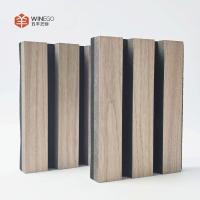 China Modern Wood Slat Acoustic Panels Melamine Finish Noise Reduction for sale