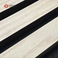 China Modern Wood Slat Acoustic Panels Melamine Finish Noise Reduction for sale