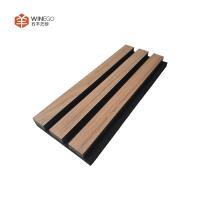 China Wood Slat Acoustic Panels for Enhanced Sound Absorption and Natural Aesthetic Appeal for sale
