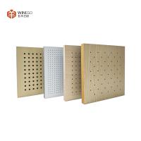 China Sustainable MDF Perforated Acoustic Panel with High Sound Insulation for Wall for sale