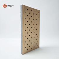 China Sustainable MDF Perforated Acoustic Panel with High Sound Insulation for Wall for sale