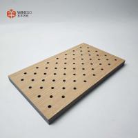 China Sustainable MDF Perforated Acoustic Panel with High Sound Insulation for Wall for sale