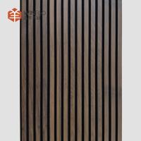 China Noise Reduction Wood Slat Acoustic Panel For Studios And Theaters Wall And Ceiling for sale