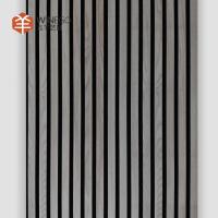 China Noise Reduction Wood Slat Acoustic Panel For Studios And Theaters Wall And Ceiling for sale