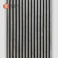 China Noise Reduction Wood Slat Acoustic Panel For Studios And Theaters Wall And Ceiling for sale