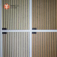 China Modern Wood Slat Acoustic Panel with PET Felt Backing for Wall and Ceiling for sale