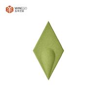 China Various Color and Shapes 3D Polyester Acoustic Panels Lightweight For Absorption for sale