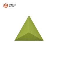 China Different Shapes to Choose 3D Polyester Acoustic Panels Lightweight For Home Wall for sale