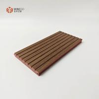 China Experience Natural Aesthetics and Superior Acoustics Wooden Groove Panels for sale