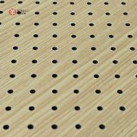 China Premium Perforated Acoustic Panel With Veneer Finish For Recording Studios for sale