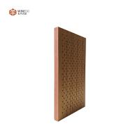 China Elegant Wood Veneer Perforated Acoustic Panel for Studios & Auditoriums for sale