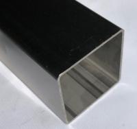 China Multifunctional Nontoxic SS Square Pipe , A106 A53 Stainless Steel Square Tube for sale