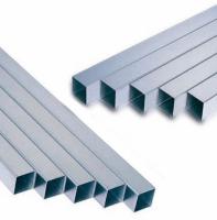 China Multifunctional Nontoxic SS Square Pipe , A106 A53 Stainless Steel Square Tube for sale
