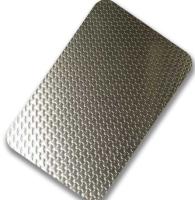 China Nontoxic 316 Stainless Steel Diamond Plate , Wear Resistant Embossed Stainless Sheet for sale
