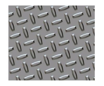 China Hot Cold Rolled Stainless Steel Embossed Plate Mirror Brushed Finish for sale