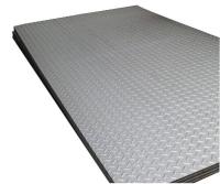 China Durable Anti Slip Stainless Steel Checkered Plate , Anti Abrasion SS Embossed Sheet for sale
