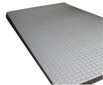 China Durable Anti Slip Stainless Steel Checkered Plate , Anti Abrasion SS Embossed Sheet for sale