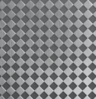 China 2B Mirror Finished Stainless Steel Embossed Sheet Diamond Rustproof for sale