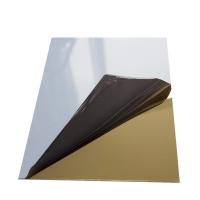 China SGS Stainless Steel Plate 201 304 316 430 Mirror 8K Champagne Ral7021 for sale