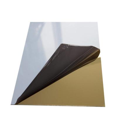China SGS Stainless Steel Plate 201 304 316 430 Mirror 8K Champagne Ral7021 for sale