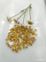 China 3.0-3.5mm HPHT Lab-Grown Yellow Diamond Crystals | 0.25-0.35ct Industrial Grade | Moh's 10 Hardness for sale