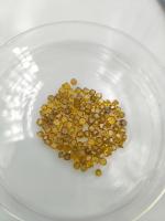 China 3.0-3.5mm HPHT Lab-Grown Yellow Diamond Crystals | 0.25-0.35ct Industrial Grade | Moh's 10 Hardness for sale