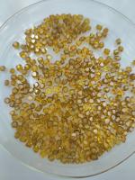 China 3.0-3.5mm HPHT Lab-Grown Yellow Diamond Crystals | 0.25-0.35ct Industrial Grade | Moh's 10 Hardness for sale