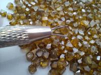 China B Grade HPHT Lab Grown Yellow Rough Industrial Diamonds 3.0-3.5mm Size 0.25-0.35ct Mohs 10 Hardness for sale