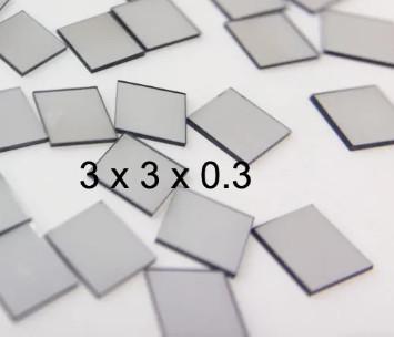 China 3×3×0.3mm CVD Lab Grown Diamond Plate for Substrates with 1800W/mK Thermal Conductivity and ±0.05mm Tolerance for sale