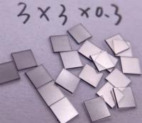 China 3×3×0.3mm CVD Lab Grown Diamond Plate for Substrates with 1800W/mK Thermal Conductivity and ±0.05mm Tolerance for sale