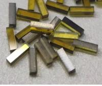 China 3x 0.8x0.8mm Yellow CVD HPHT Diamond Sticks for Vinyl Record Cutter Needle for sale