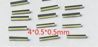 China HPHT MCD Synthetic Diamond Plate 4x0.5x0.5mm for Dressing Tools Yellow VS1 for sale