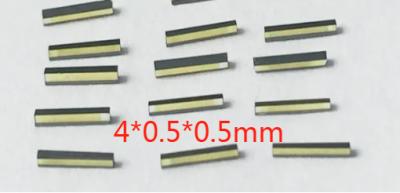 China HPHT MCD Synthetic Diamond Plate 4x0.5x0.5mm for Dressing Tools Yellow VS1 for sale