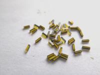 China 3x 0.8x0.8mm Yellow CVD HPHT Diamond Sticks for Vinyl Record Cutter Needle for sale