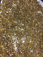 China MCD Mono Crystalline Diamond Dodecahedron/Tower Shaped 0.25-0.6ct Yellow Rough Industrial Diamond for sale