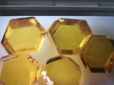 China CVD Yellow Diamond Lab Grown 3PT/111 MCD Plate Wire Drawing Die Blanks 10mm Max Size for sale